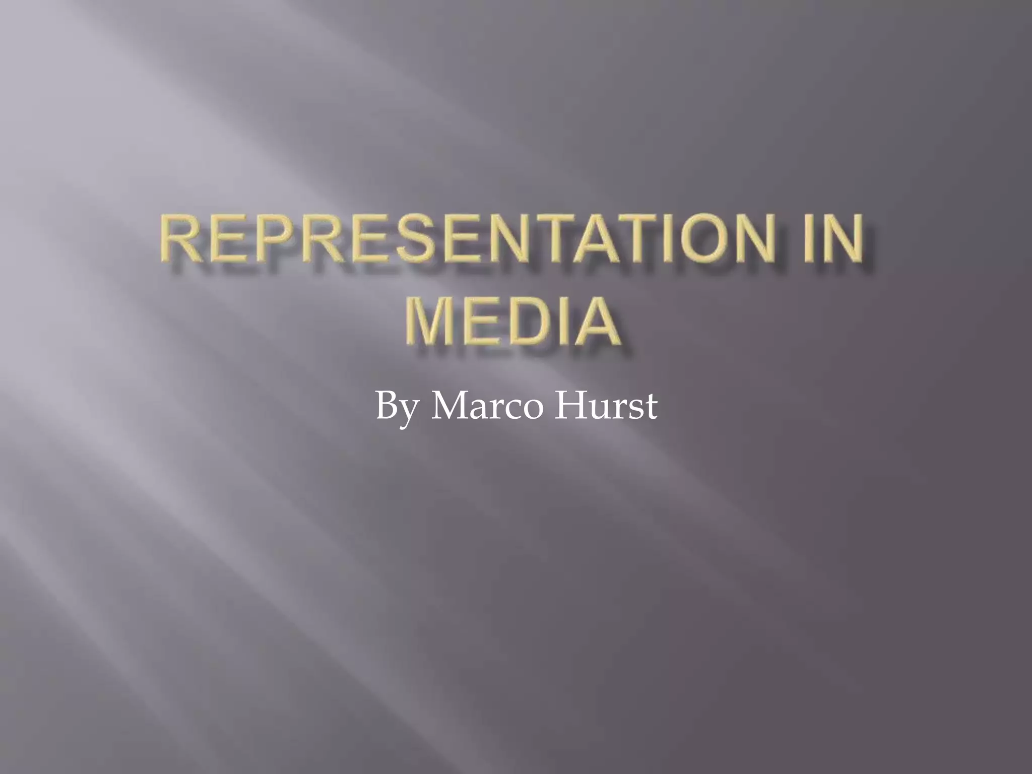 Representation powerpoint By marco | PPT