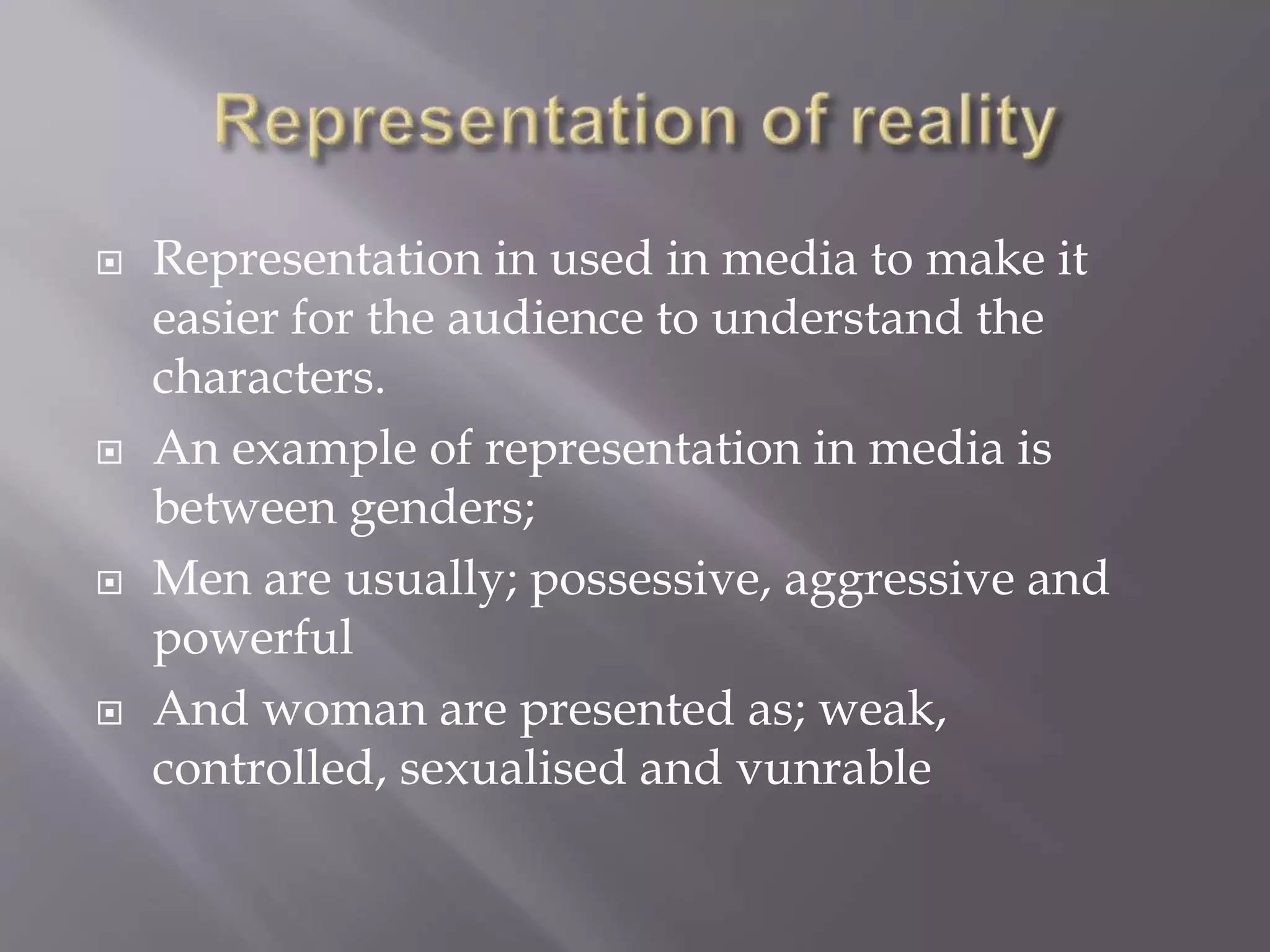 Representation powerpoint By marco | PPT