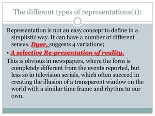 Representation presentation | PPT