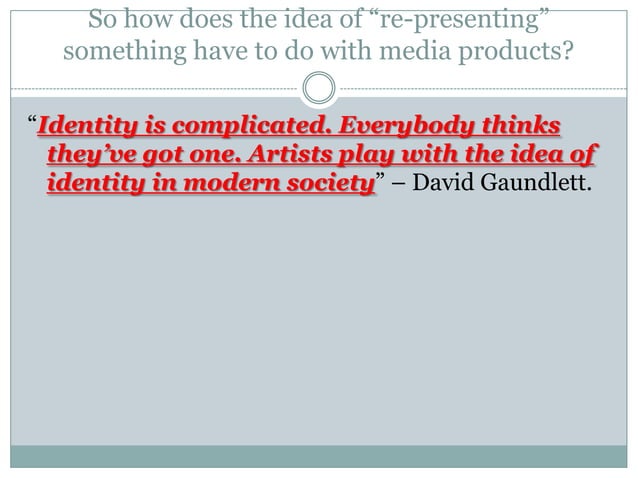 Representation presentation | PPT | Free Download