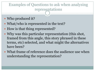 Representation presentation | PPT