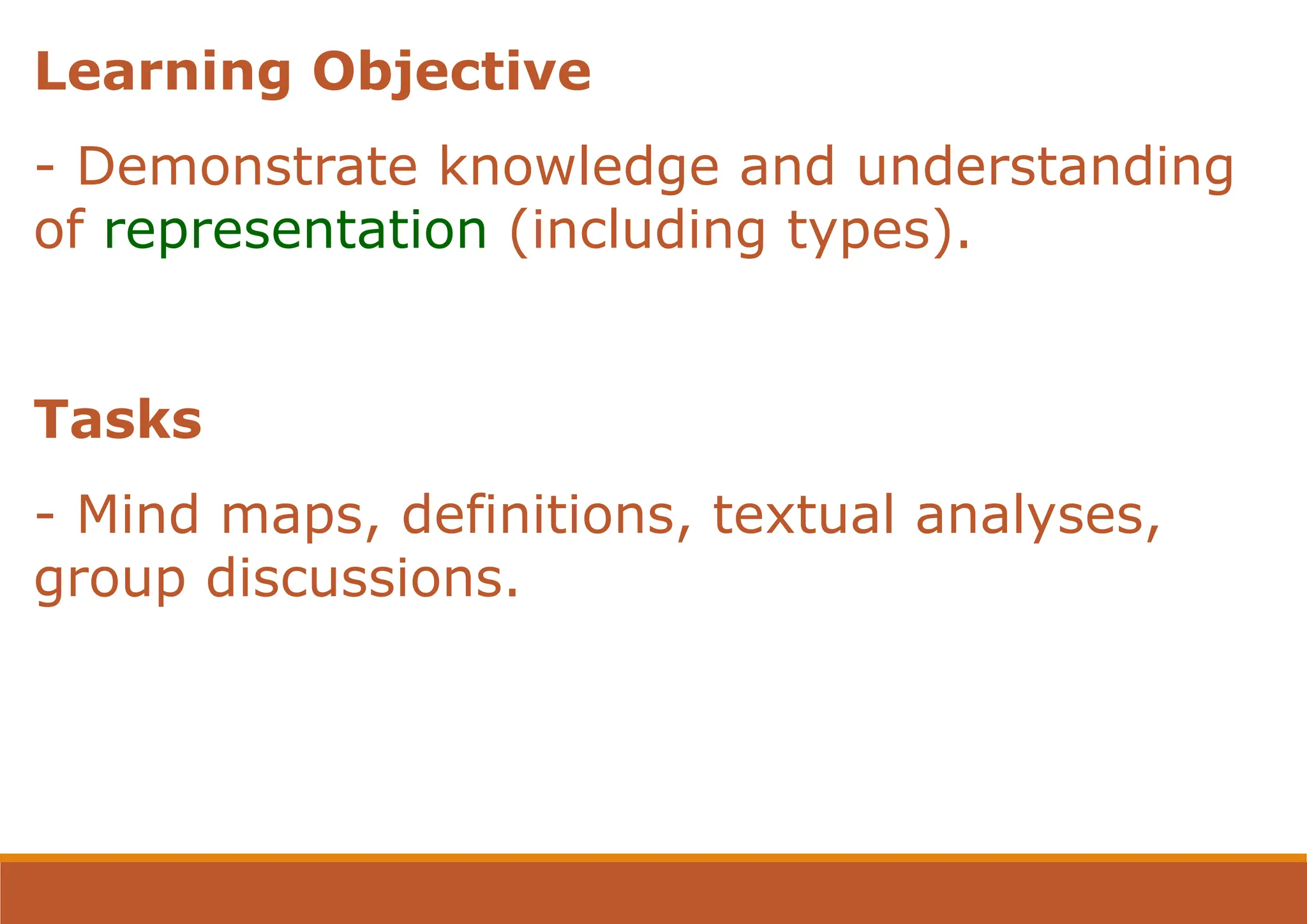 Representation Presentation | PDF