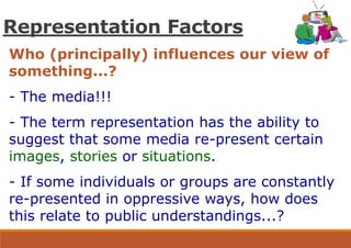 Representation Presentation | PDF