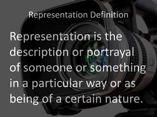Representation presentation | PPT