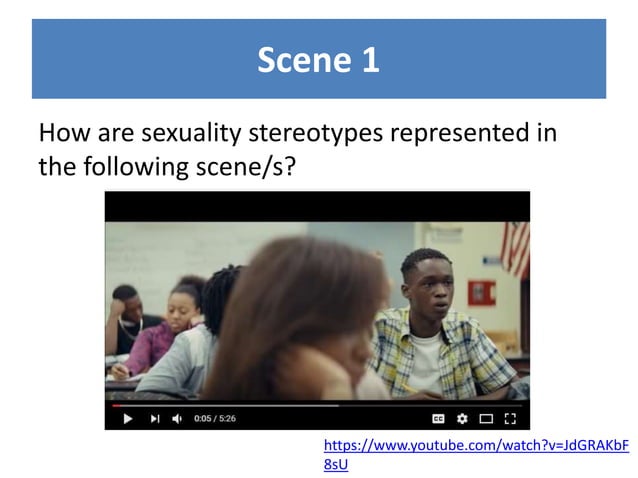 Representation Revision: Sexuality | PPT