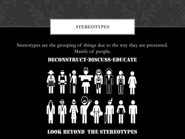 Representations and stereotypes | PPTX | Family and Relationships