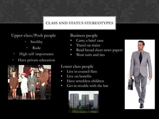 Representations and stereotypes | PPTX | Family and Relationships