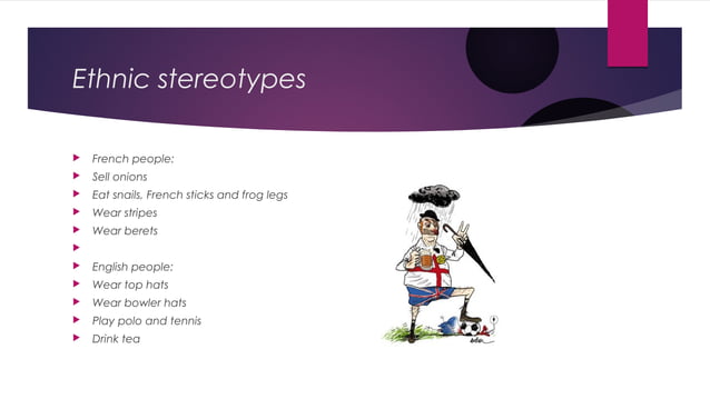 Representations an stereotypes | PPT