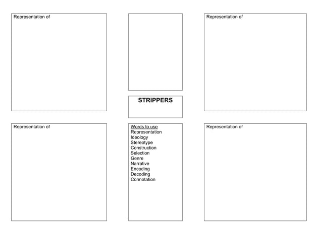 Representation sheet | PPT