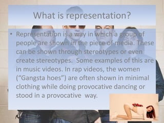 Representations Of Characters In Music Videos | PPTX | Video Production ...