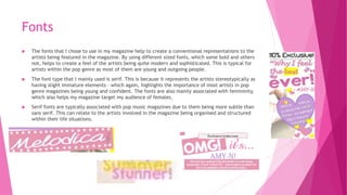 Representations In My Own Music Magazine | PPT