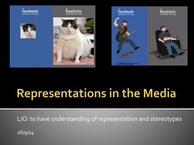 Representations in the media sjl | PPT