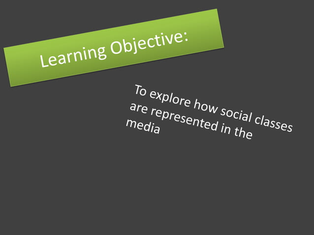 Representation social class | PPT