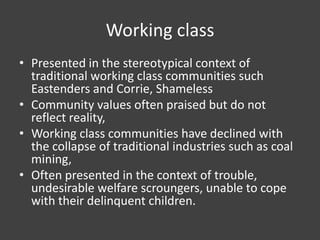 Representation social class | PPT