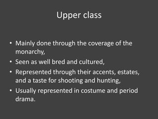 Representation social class | PPT