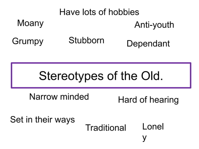 Representations of age | PPTX