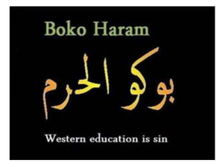 Representations of boko haram in political cartoons on Nigeria’s digital space | PPTX