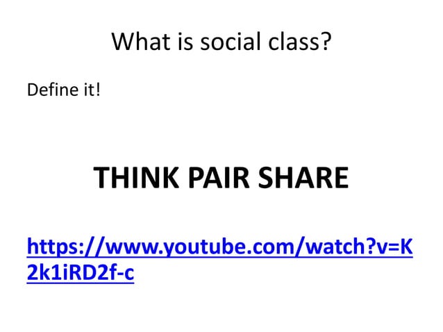 Representations of class | PPT