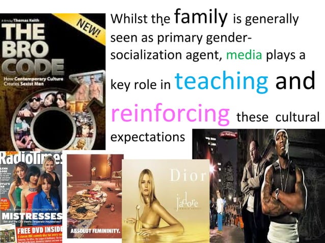 The sociology of mass media: Representations of gender on the media | PPT