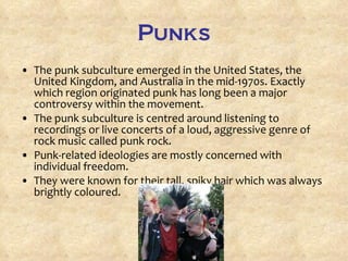 Representations of youth culture | PPT