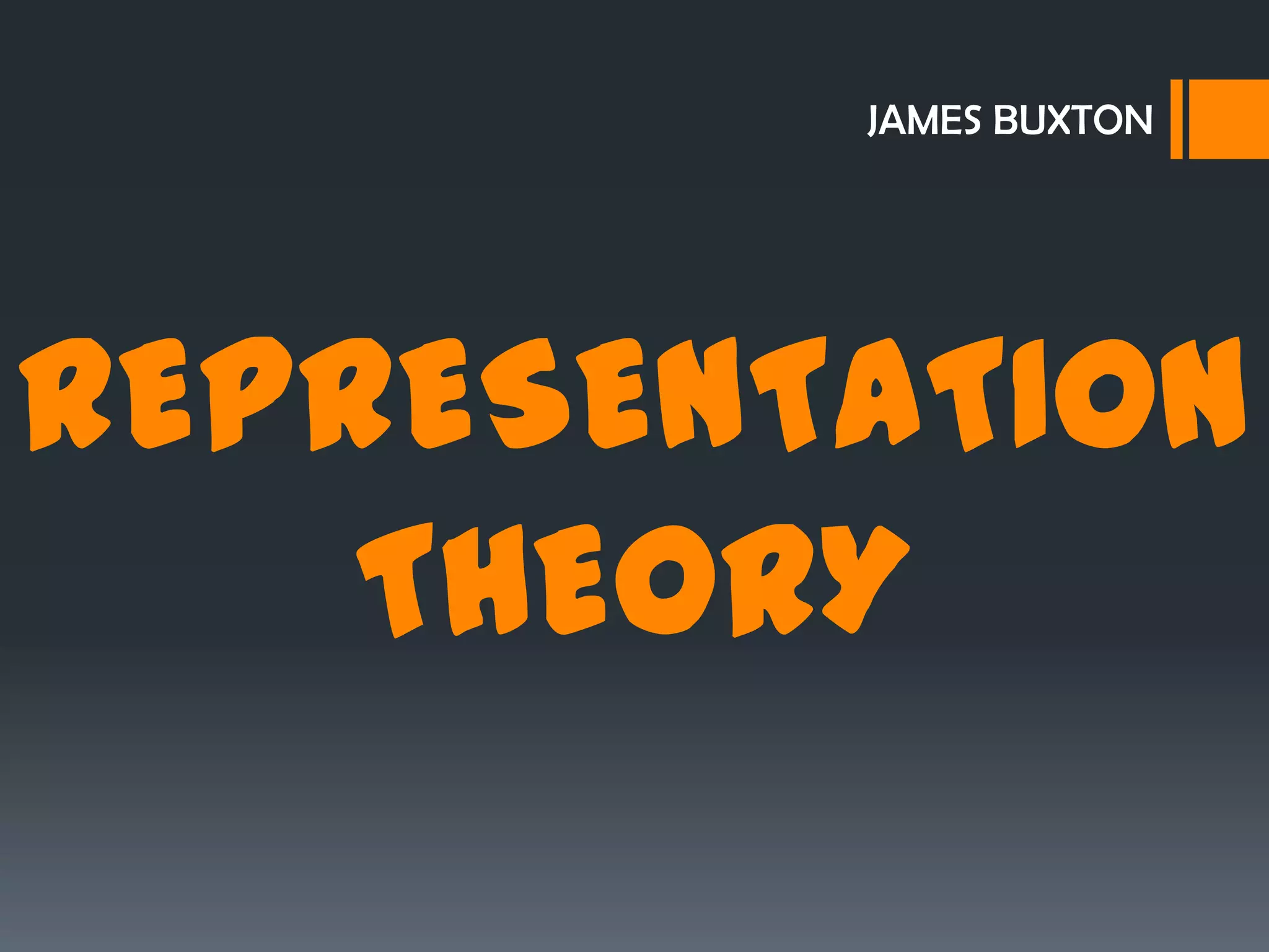 Representation theories | PPT