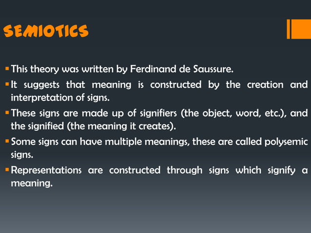 Representation theories | PPTX