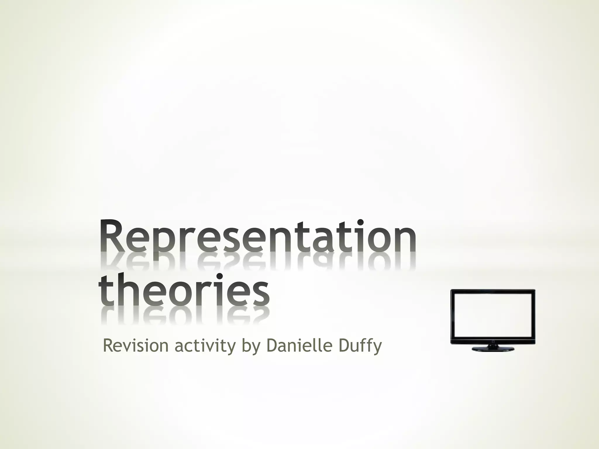 Representation theories | PPTX