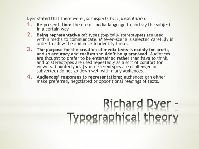 Representation theories | PPT
