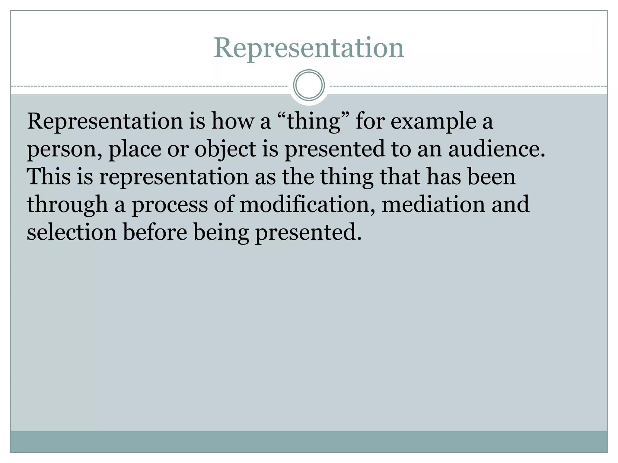 Representation theory | PPTX
