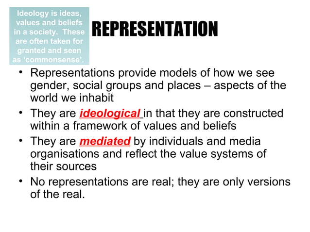 Representation theory | PPT