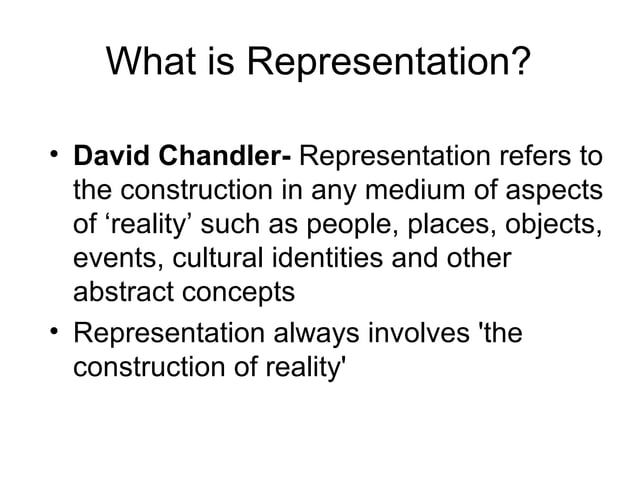 Representation theory | PPT