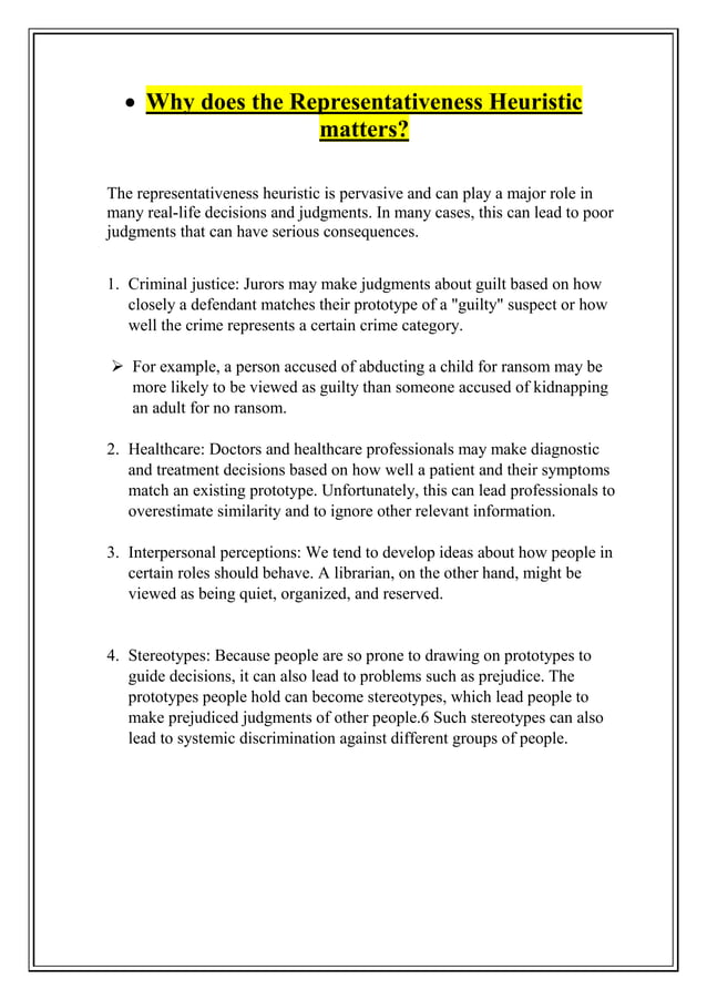 REPRESENTATIVENESS HEURISTIC KANKSHI MALAVI.docx