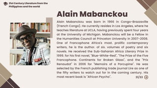 21st Century Literature from the philippines and the world ...