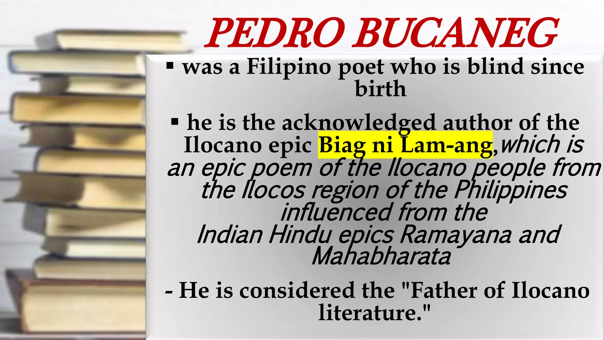 Representative texts and authors from Philippine region Part 1 | PPTX