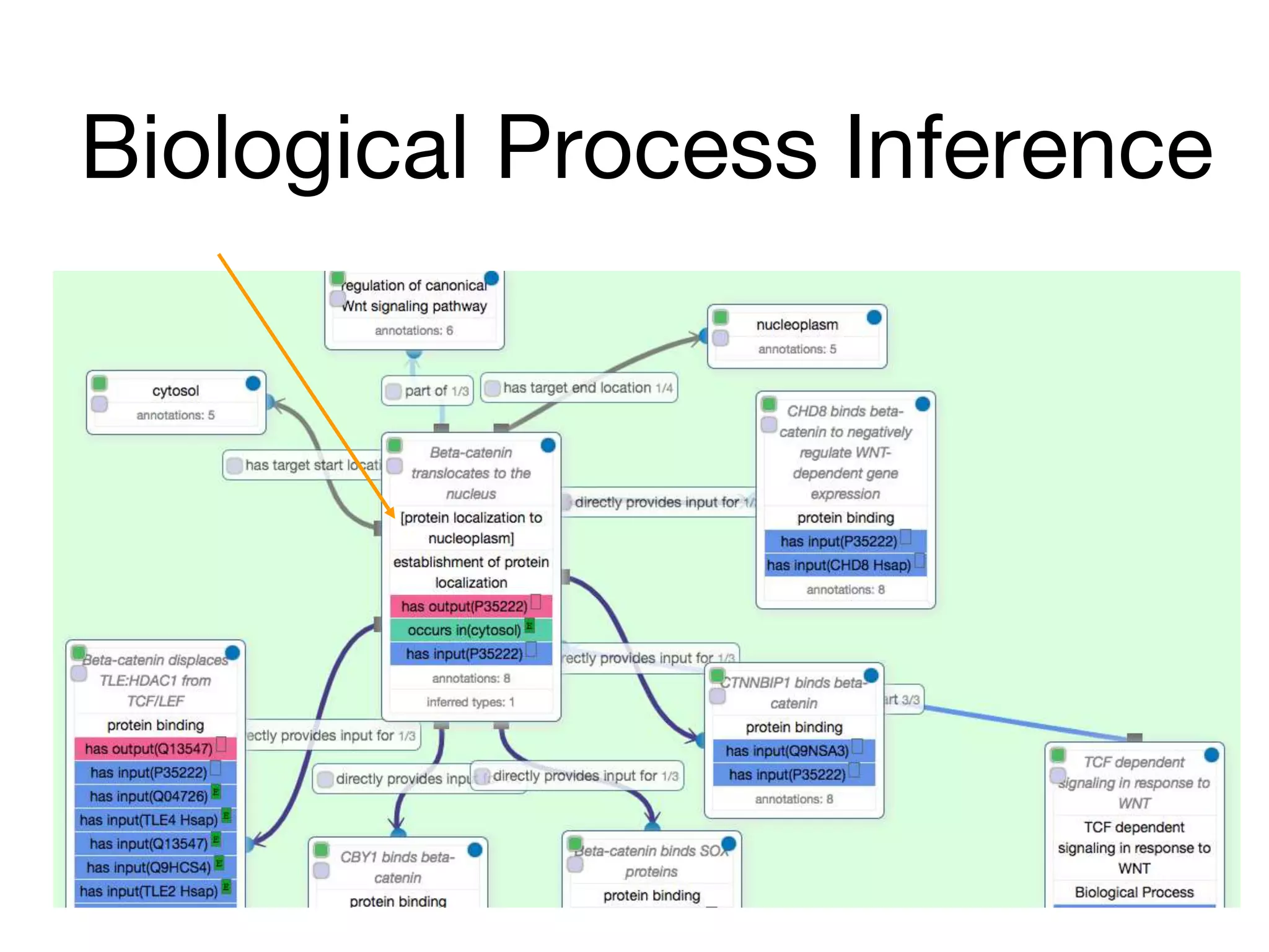Representing and reasoning with biological knowledge | PPTX | Web Development | Internet
