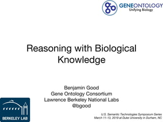 Representing and reasoning with biological knowledge | PPTX | Web Development | Internet