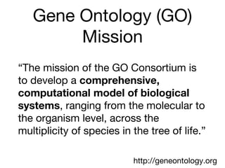 Representing and reasoning with biological knowledge | PPTX | Web Development | Internet