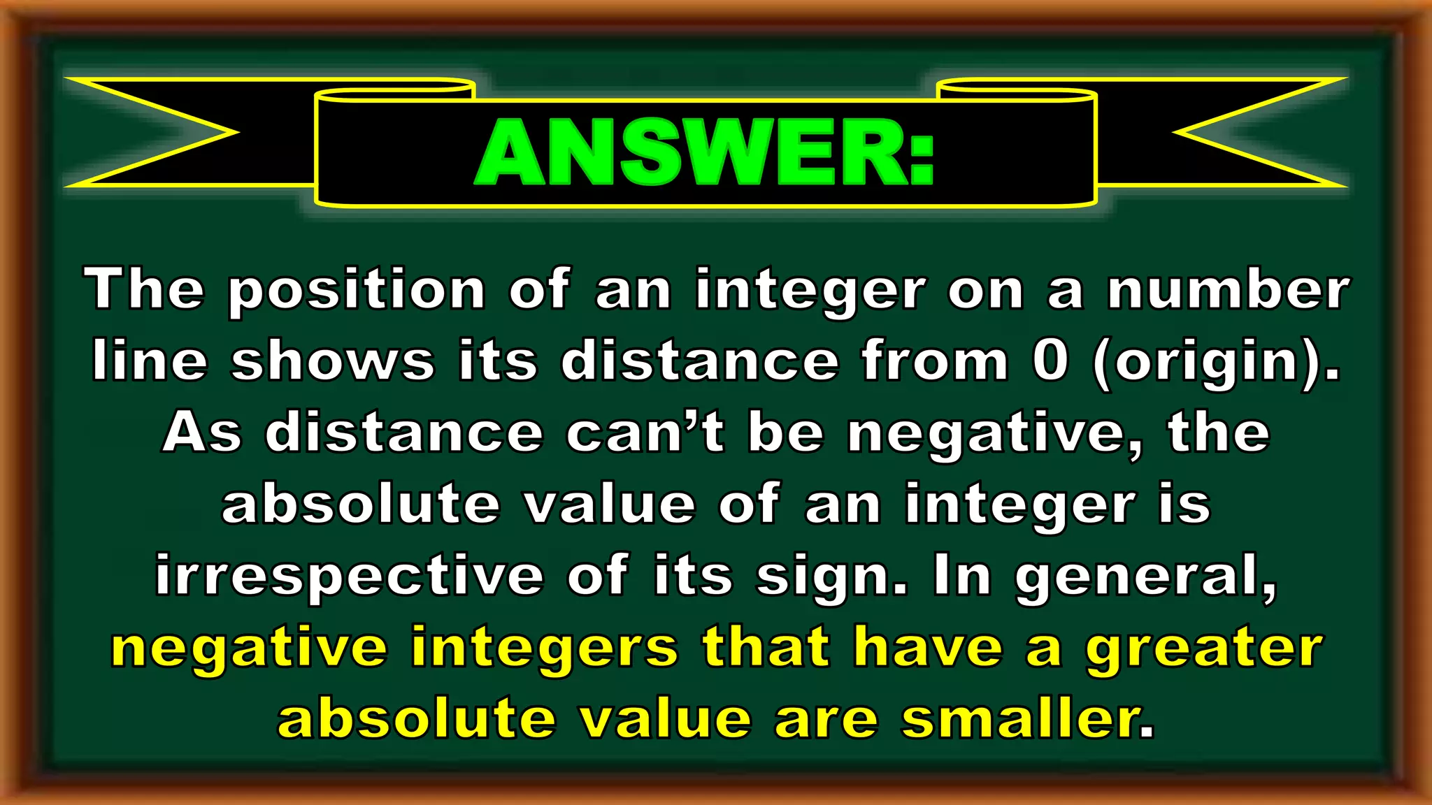 Representing & comparing integers | PPT