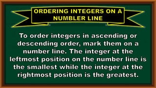 Representing & comparing integers | PPT