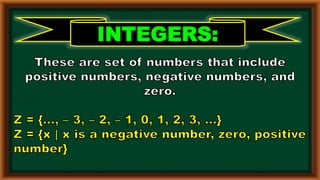 Representing & comparing integers | PPTX