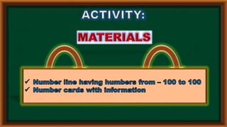 Representing & comparing integers | PPTX