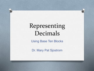 Representing decimals | PPT | Free Download