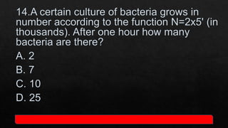 Representing Real-Life Situations Using Exponential Functions | PPTX
