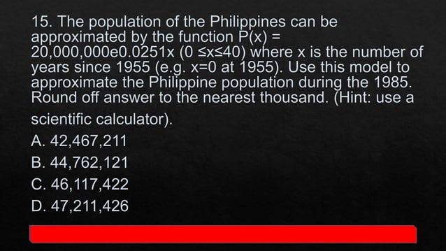 Representing Real-Life Situations Using Exponential Functions | PPTX