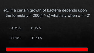 Representing Real-Life Situations Using Exponential Functions | PPTX