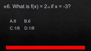 Representing Real-Life Situations Using Exponential Functions | PPTX
