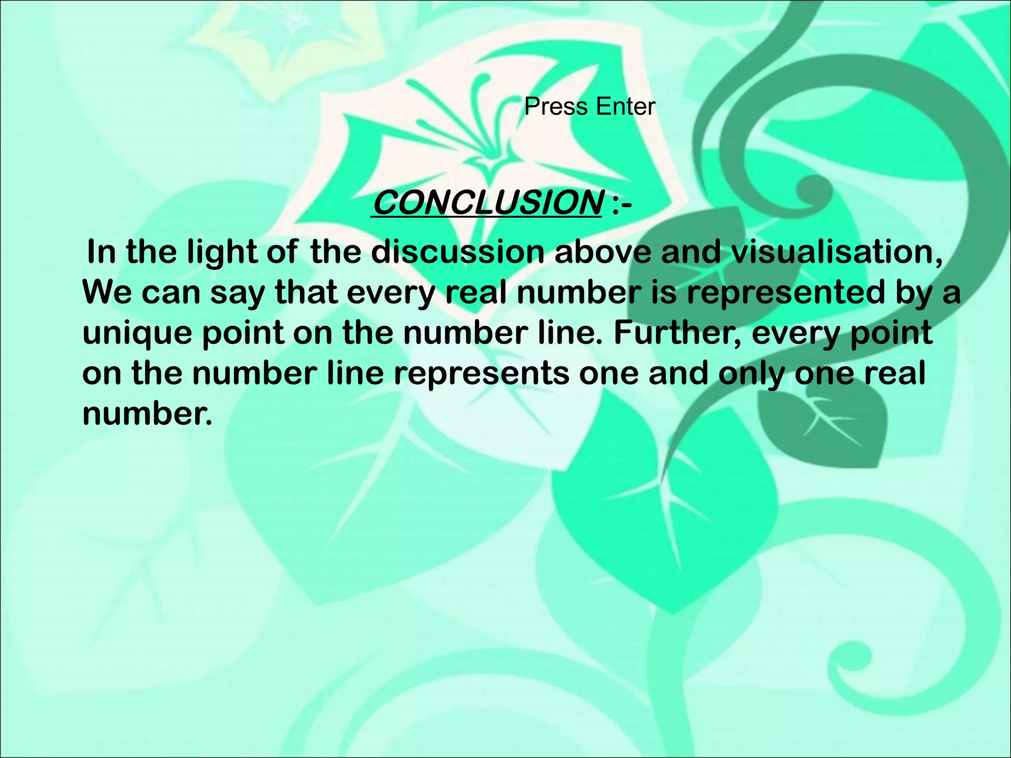 Representing real numbers on number line by successive magnification | PPT
