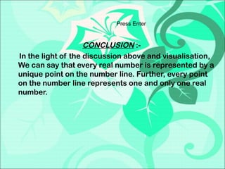 Representing real numbers on number line by successive magnification | PPT