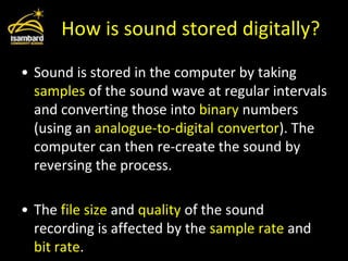 Representing sound | PPT