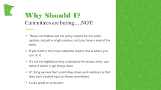 Representing students: Minnesota State committees | PPT